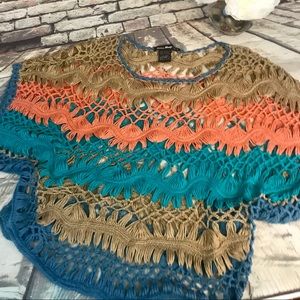 Urban Mango | Tops | Beautiful Loose Fit Urban Mango Crocheted Top ...